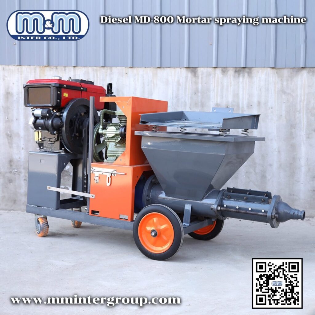 ขาย Diesel MD-800 Mortar spraying machine | mminter